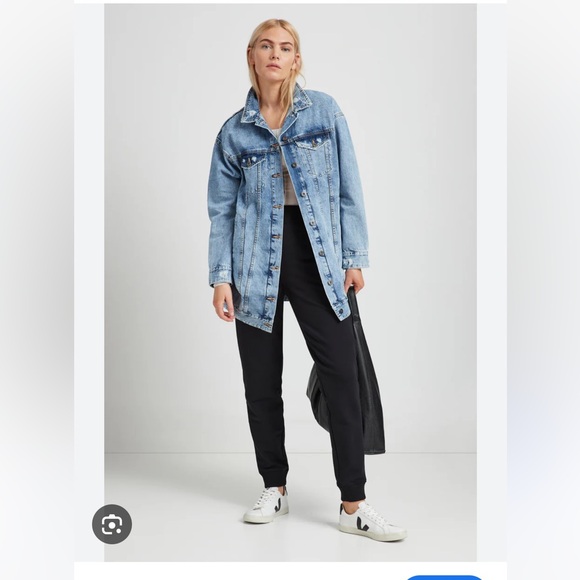 Marcella NYC | Jackets & Coats | Marcella Nyc Rio Oversized Denim Jacket Baggy Long Size Xs ...